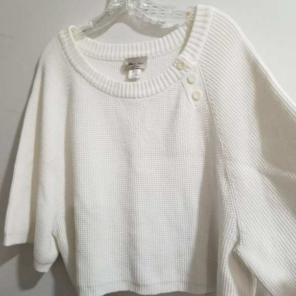 Jillian Nicole | Sweaters | Jillian Nicole Cable Knit White Slouchy ...